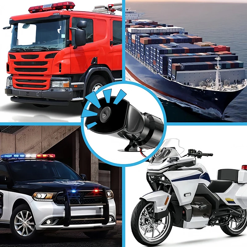 New-1PC-7-Sound-Loud-Car-Warning-Alarm-Truck-Alarm-Loudspeaker-12V ...