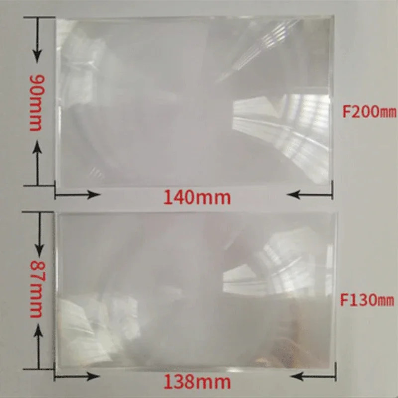 5-8-Inch-DIY-Projector-Fresnel-Lens-2PCS-Set-Optical-PMMA-Plastic ...