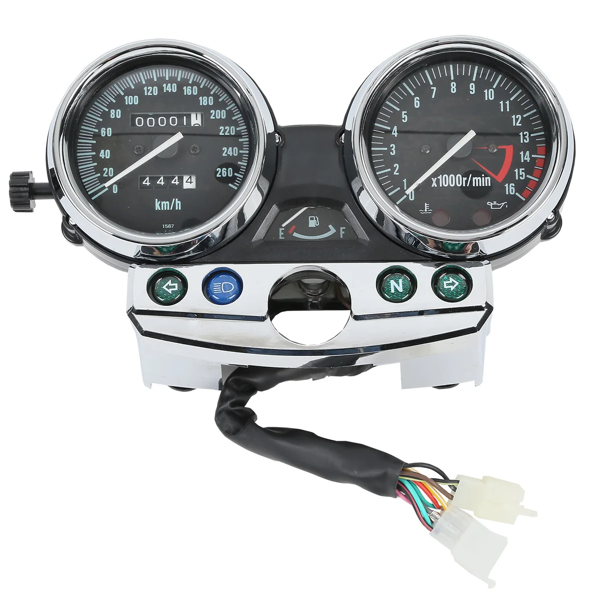 Motorcycle-Gauge-Speedometer-Tachometer-For-Kawasaki-ZRX1100-ZRX-1100 ...