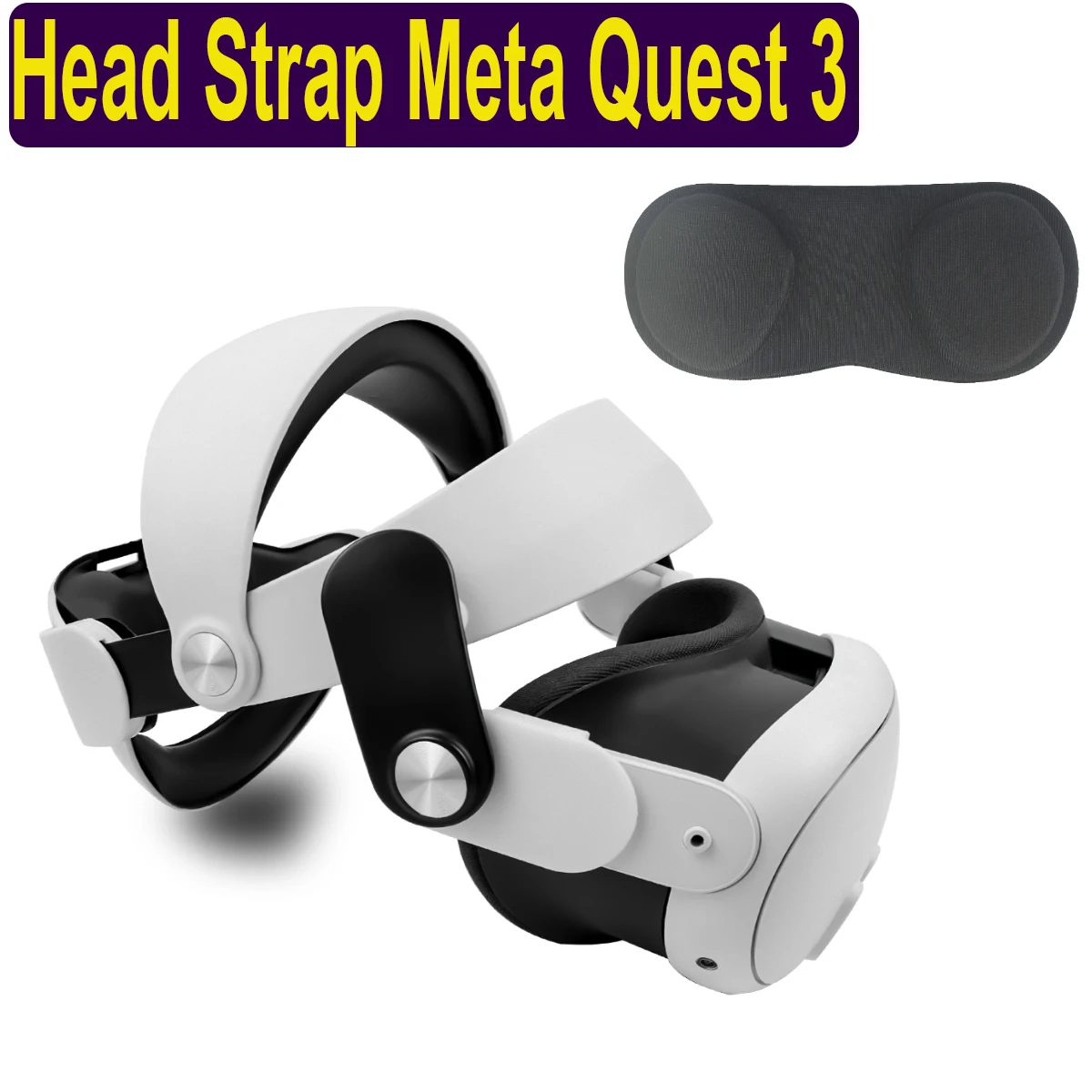 Lens Cover for Meta Quest 3 Head Strap Comfort Adjustable Improve ...