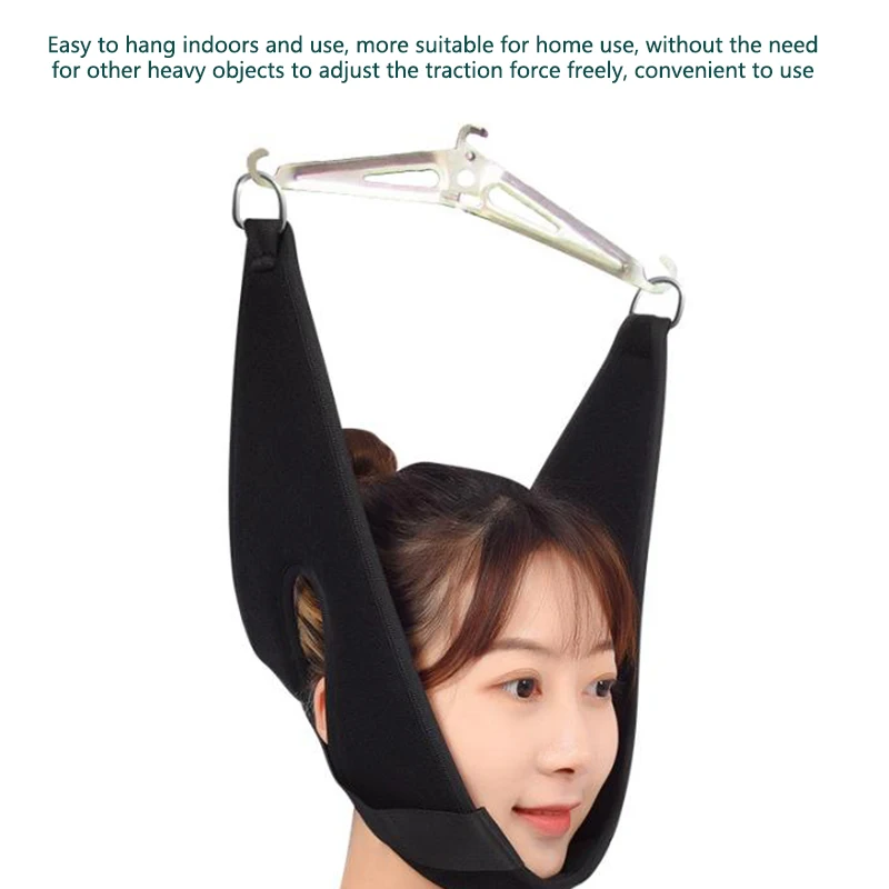 1pcs NEW Hanging Cervical Traction Device Soft Neck Stretching Belt ...