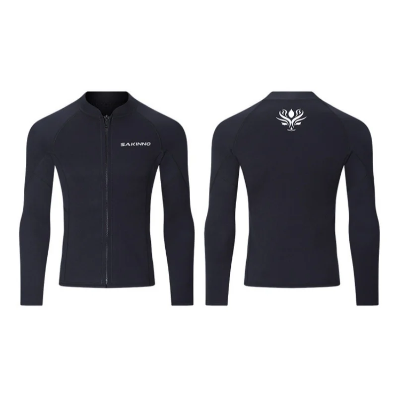 Wetsuit-Top-or-Bottom-2mm-3mm-SCR-Long-Sleeve-Neopren-Wetsuit-Zip ...