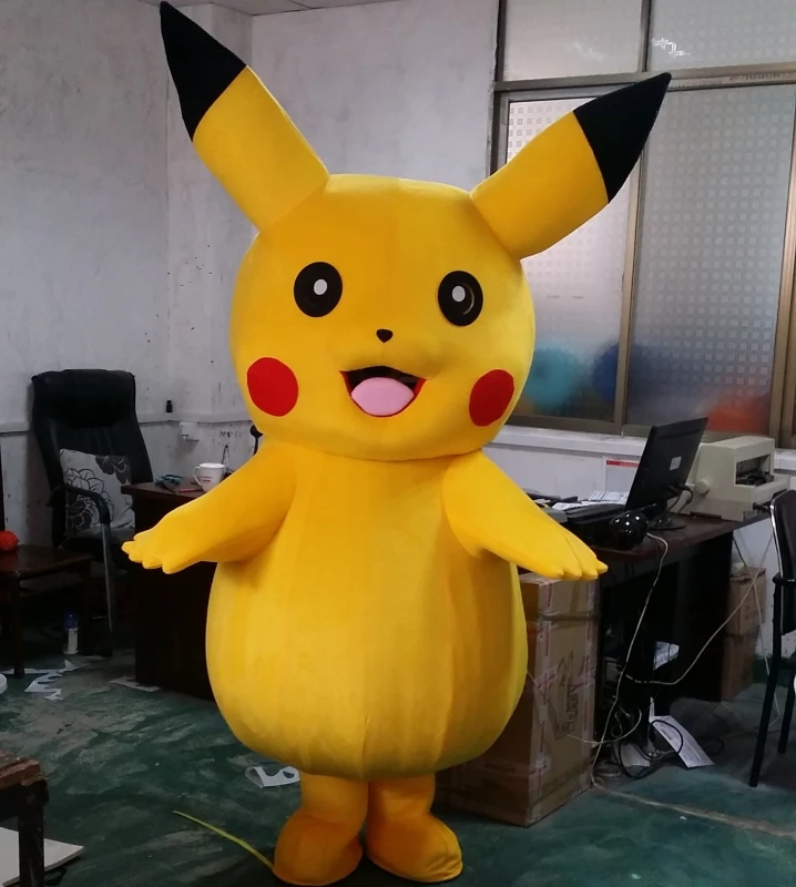 MINISO-High-Quality-Pikachu-Mascot-Costume-Yellow-Pikachu-Mascot ...