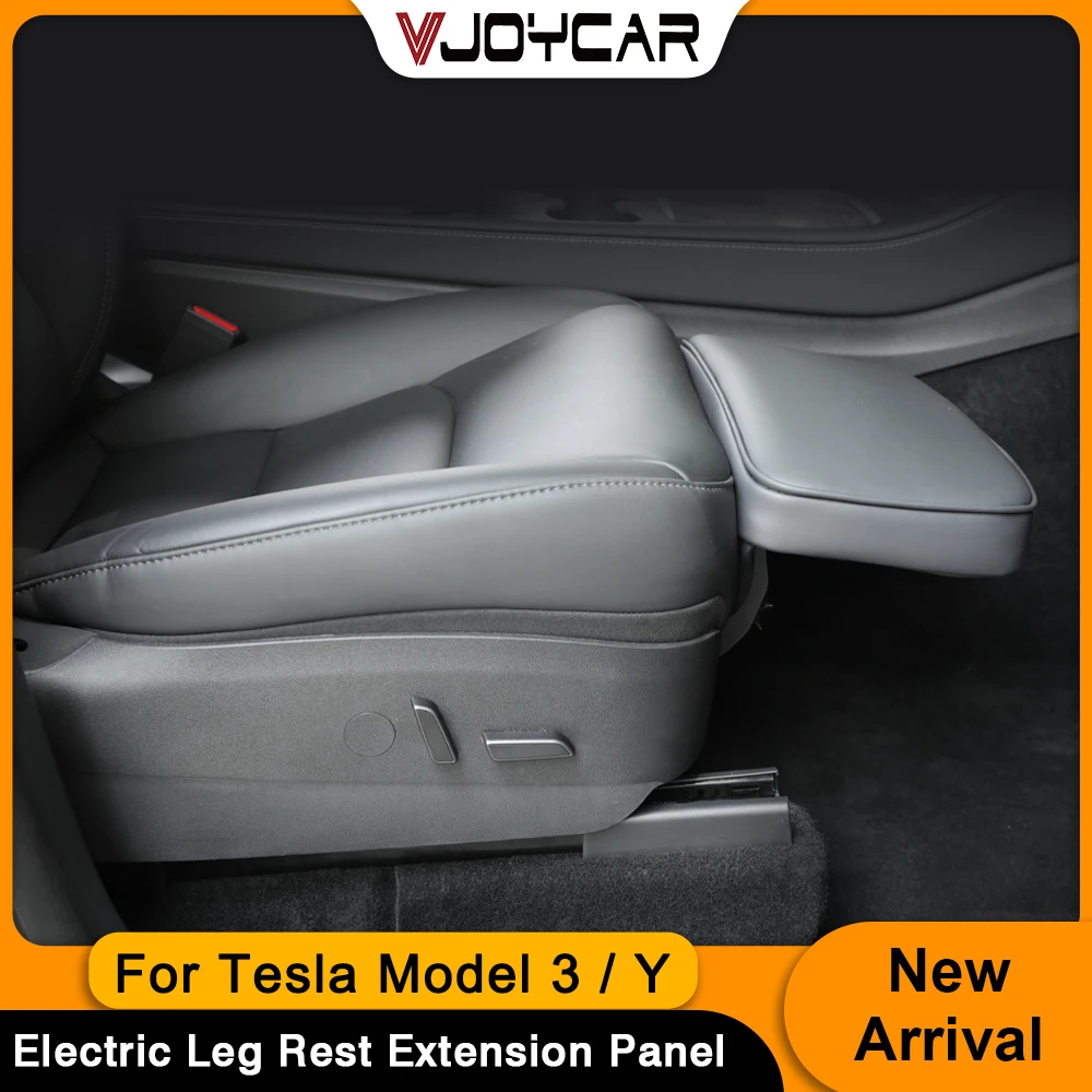 Hot For Tesla Model Y Car Leg Seat Extension Model 3 Electric Foot Knee ...