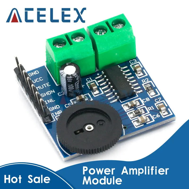 PAM8403 Class D power Amplifier Board module 5V 3W * 2 Audio Stereo AMP ...