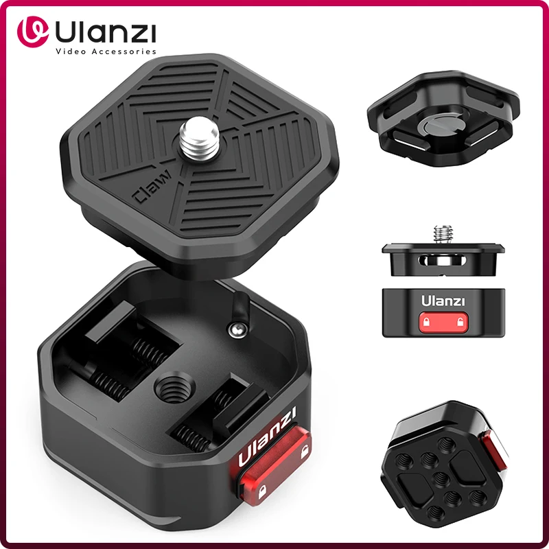 Ulanzi-Sistema-de-placa-de-liberaci-n-r-pida-Claw-Arca-Swiss-1-4-Base ...