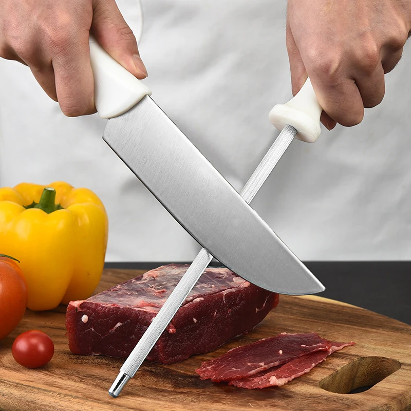 Kitchen-Knife-with-Sharpening-Stick-Fruit-Knife-Butcher-Cleaver ...