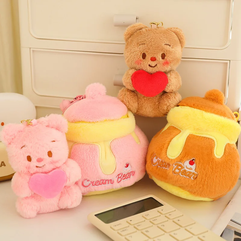 Honey-Pot-Love-Bear-plush-toys-Creative-keychain-bag-buckle-oft-plush ...