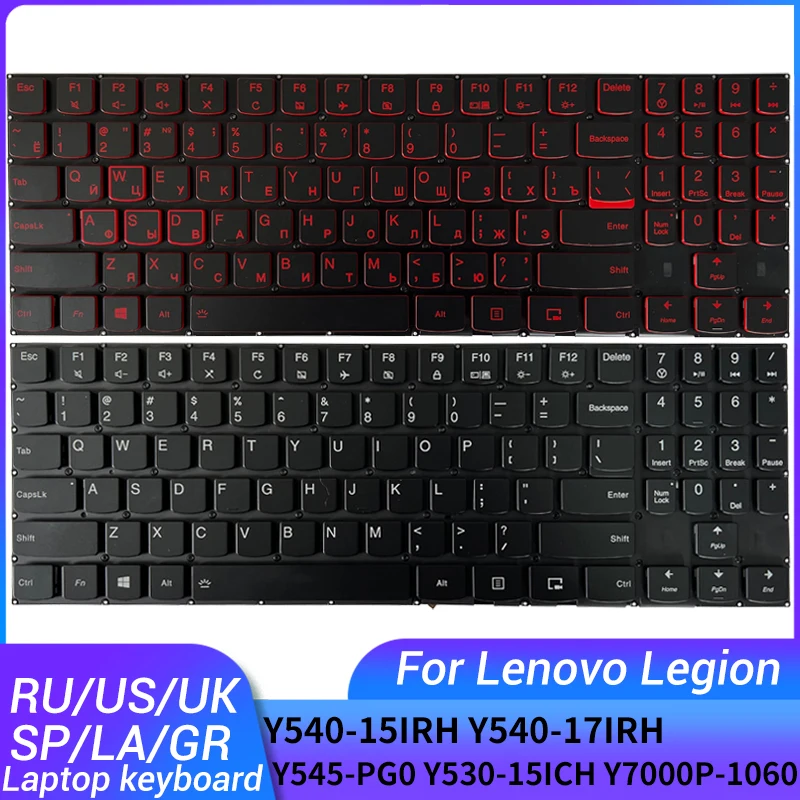 Russian/US/UK/Spanish/Latin/german laptop keyboard For lenovo Legion ...