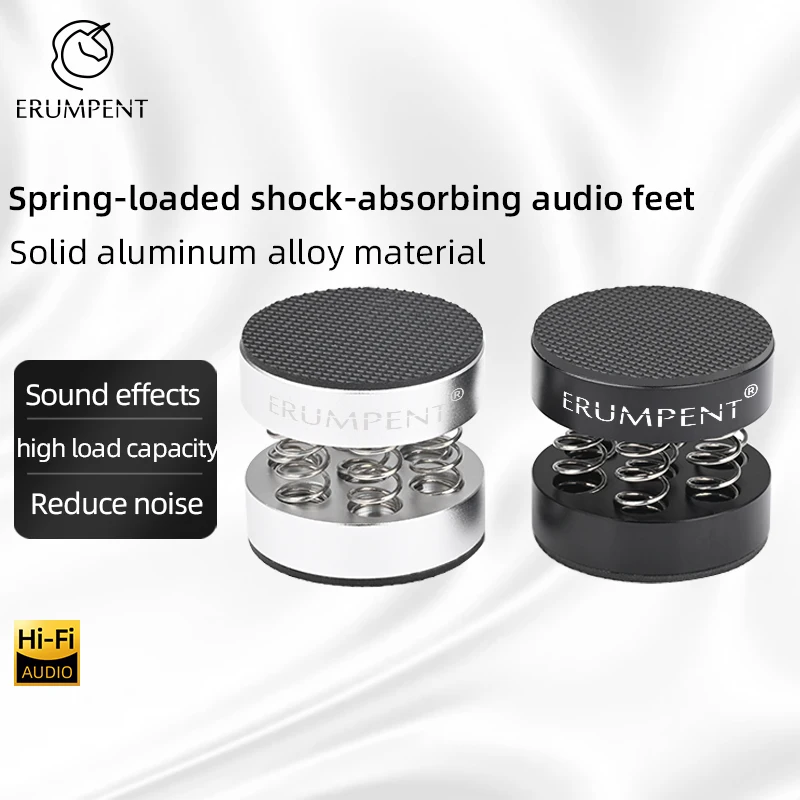4PCS-ERUMPENT-HiFi-Spring-Loaded-Shock-Absorbing-Audio-Feet-Aluminum ...