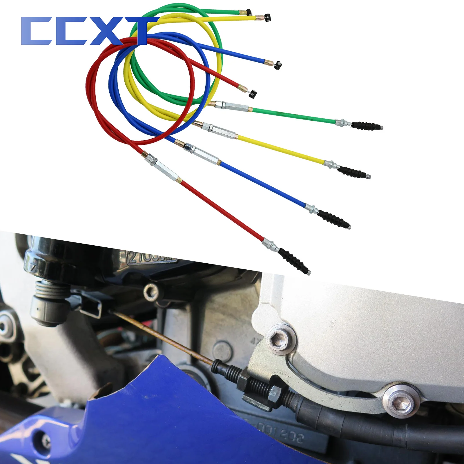 Motorcycle ATV Clutch Cable 980mm Stroke Length For Honda Yamaha ...