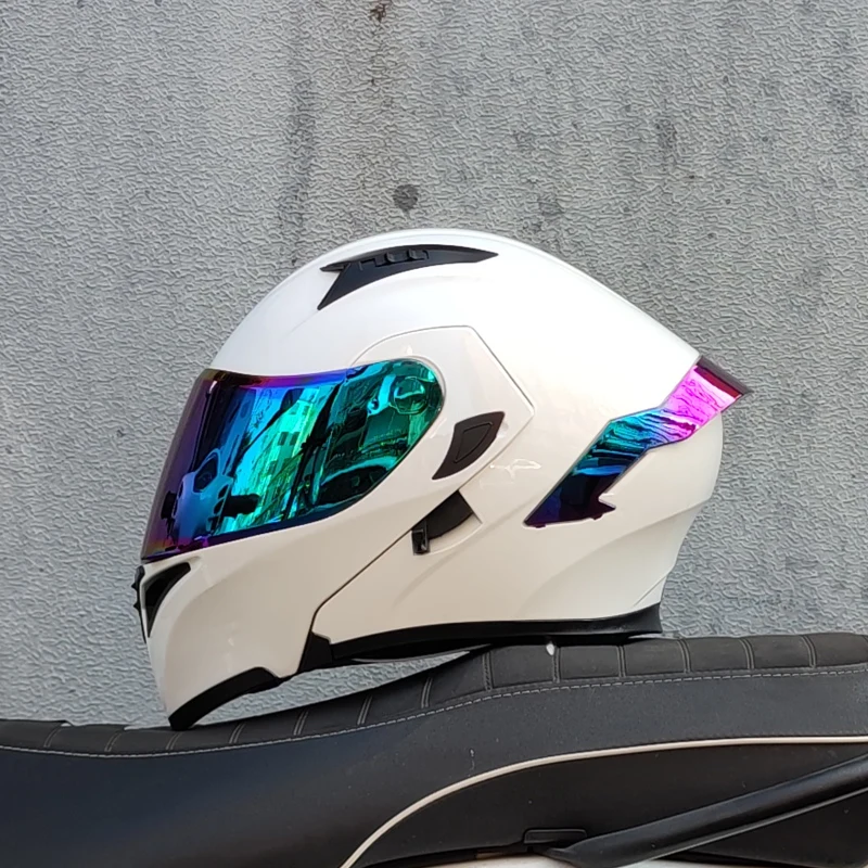 ORZ-991-modularer-Flip-Up-Motorrad-helm-Vollgesichts-Rennhelm-Dual ...