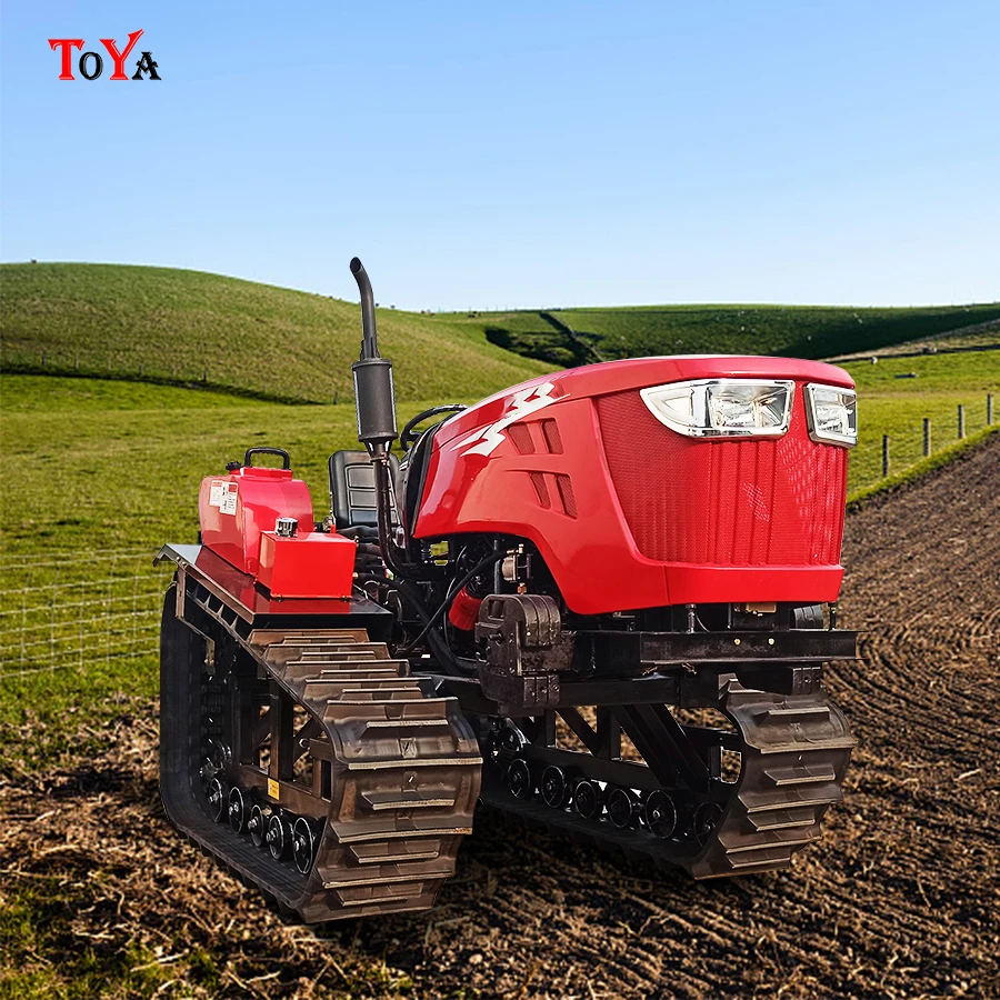 Tracked Ride Type Rotary Cultivator 100hp Rotary Tiller Automatic Mower ...