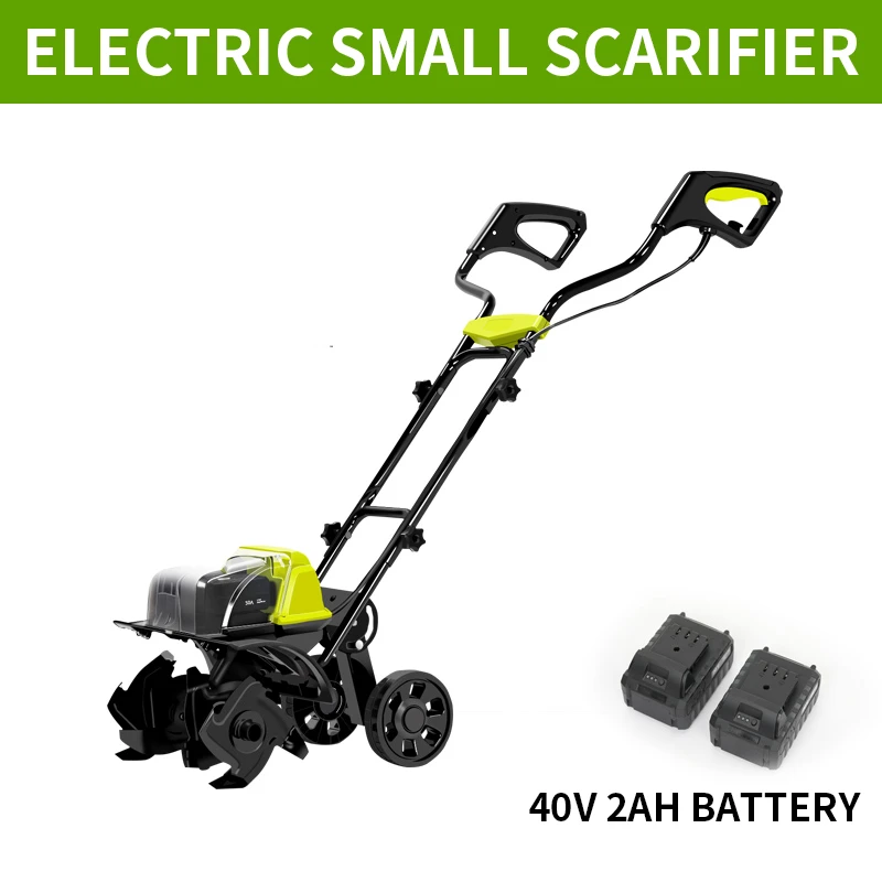 2400w Electric Small Soil Ripper Tiller 40v Brushless Plowing Machine ...