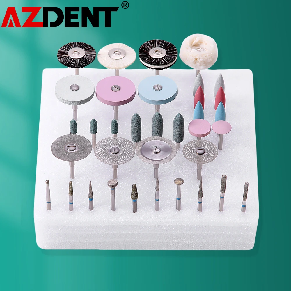 Azdent-Dental-Lab-Polishing-Kit-Ceramic-Porcelain-Grinding-Dentist-Tool ...