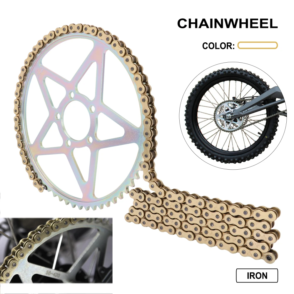 Electric Motorcycle Chain | Surron Light Bee X 48t | Surron Rear ...