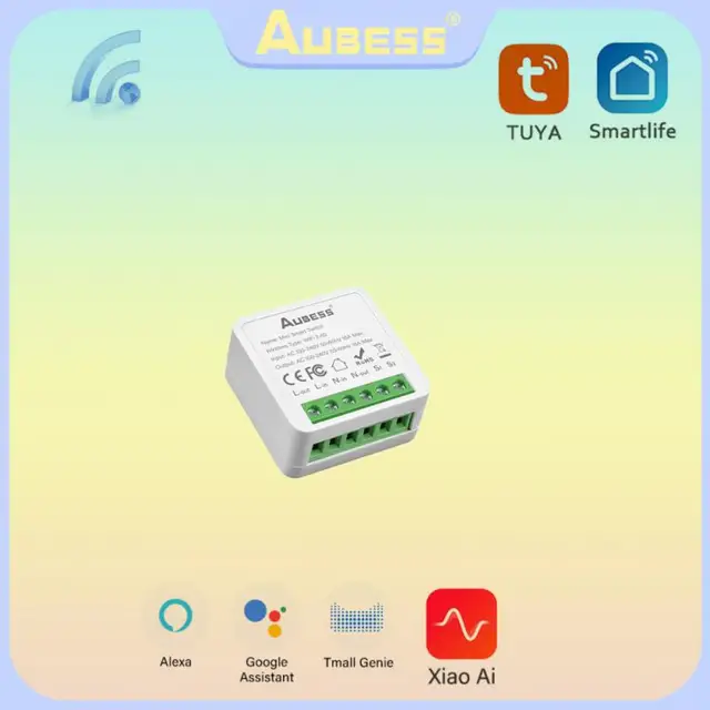 Tuya Mini Wifi Smart Switch Module Support 2 Way Control Smart Home DIY Switches Smart Life APP ...