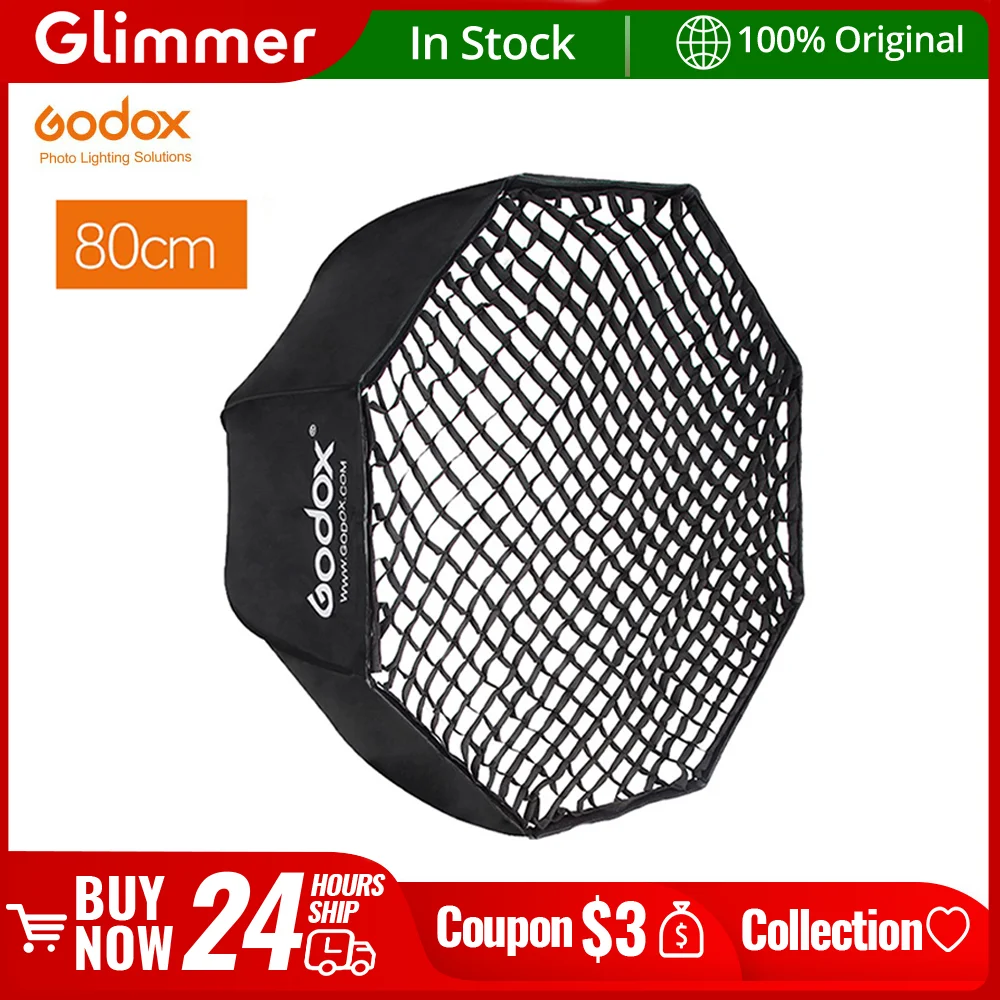 Godox-Portable-80cm-32-Umbrella-Octagon-Softbox-Honeycomb-Grid ...
