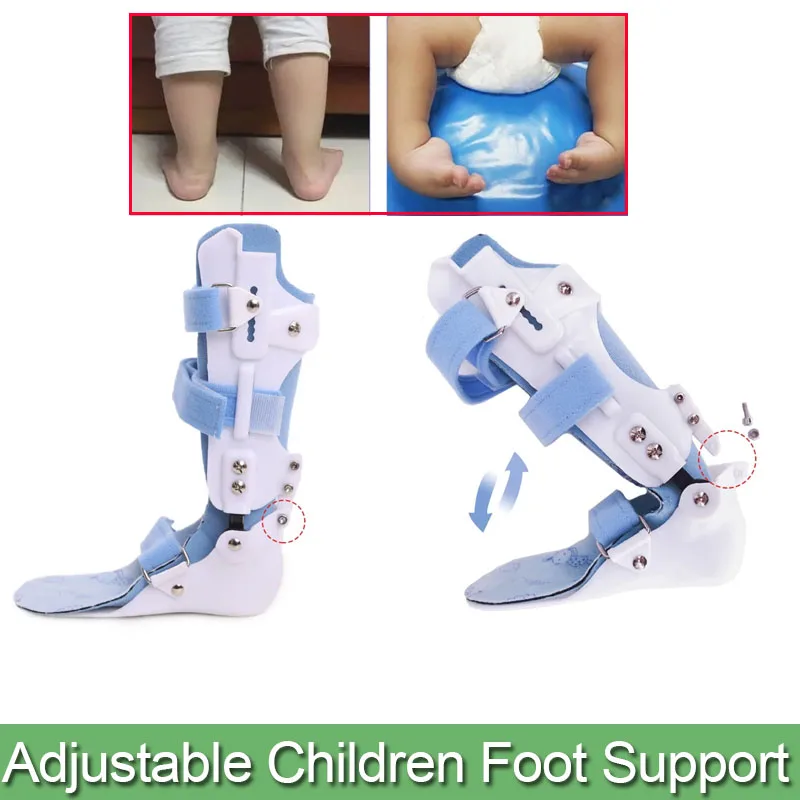 Adjustable Children Foot Support-Ankle Brace Foot-Drop Corrector-Ankle ...