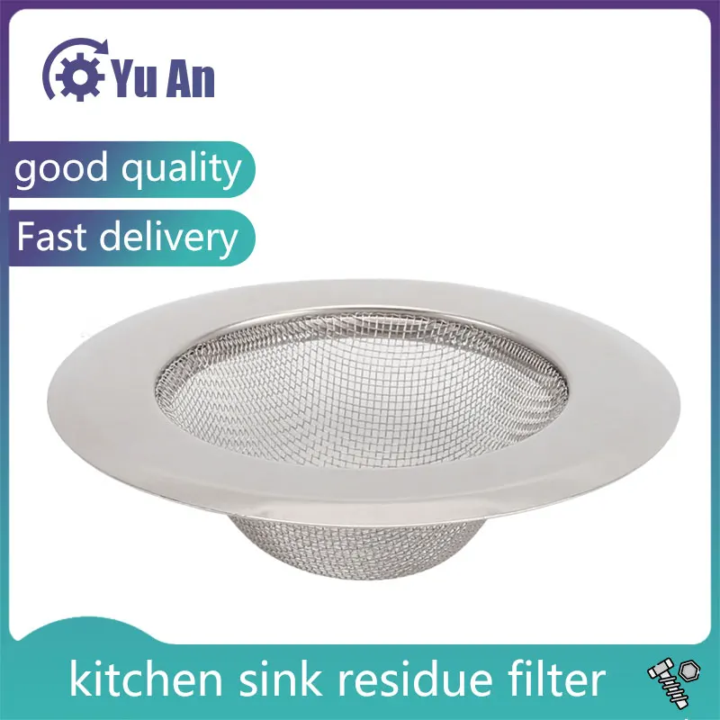 Kitchen-Sink-Residue-Stainless-Steel-Filter-Screen-Sink-Sewer-Floor ...