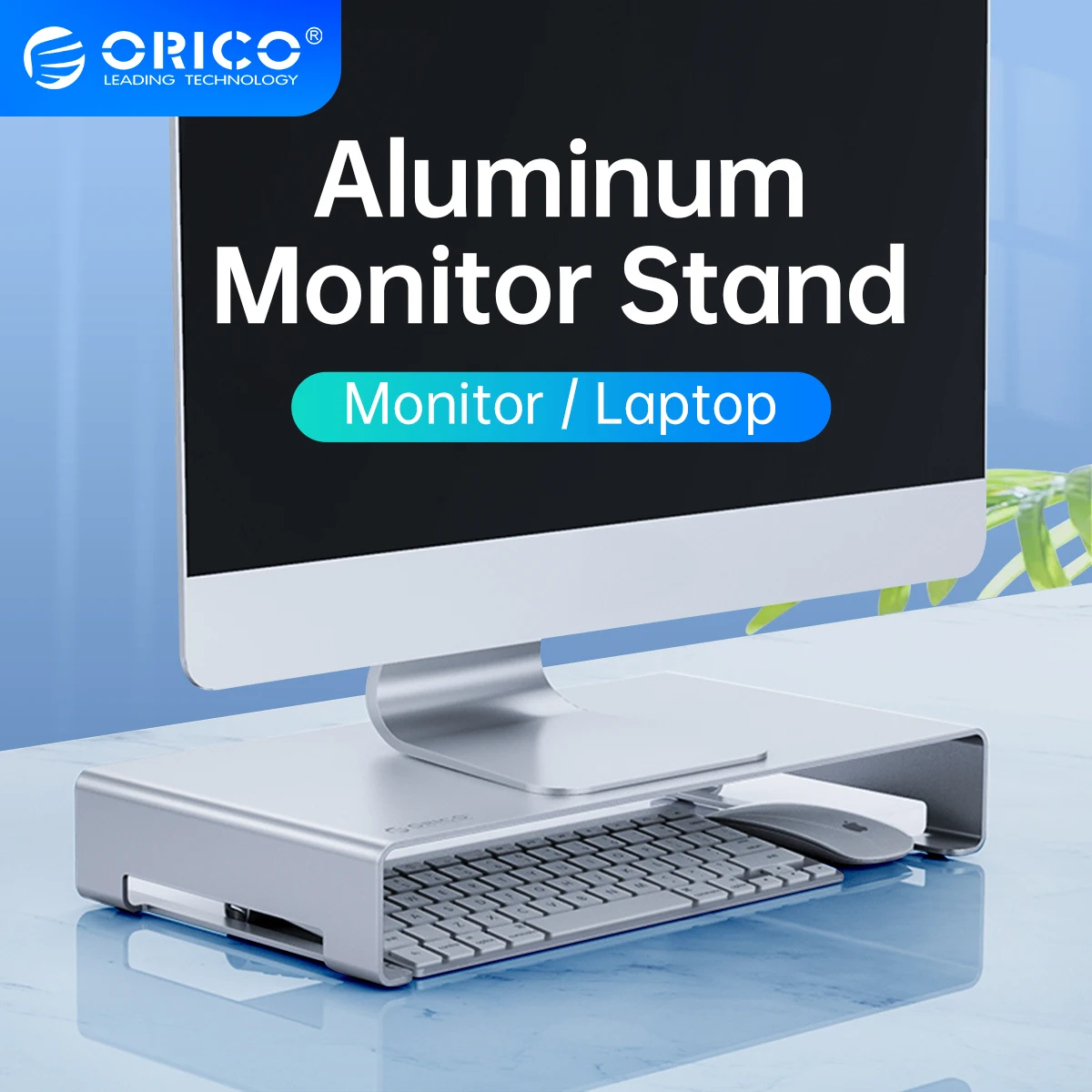 ORICO-Aluminum-Monitor-Stand-Riser-Computer-Universal-Laptop-Stand ...