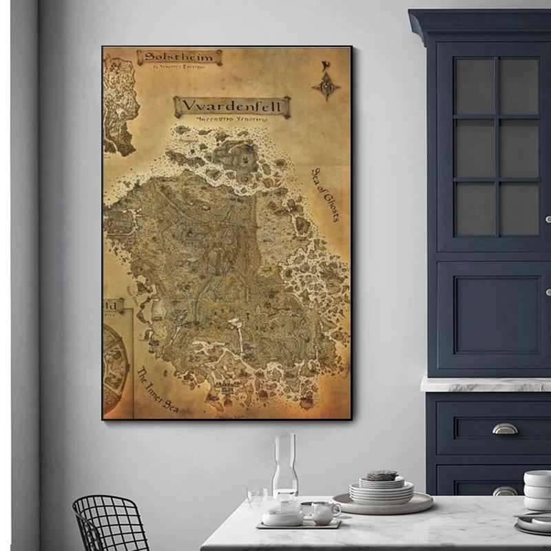 Morrowind Map Wallpaper