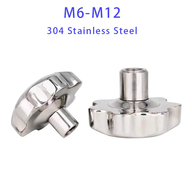 304-A-o-Inoxid-vel-Rosca-F-mea-Star-Shaped-Handle-Knob-Screw-Cap-Plum ...