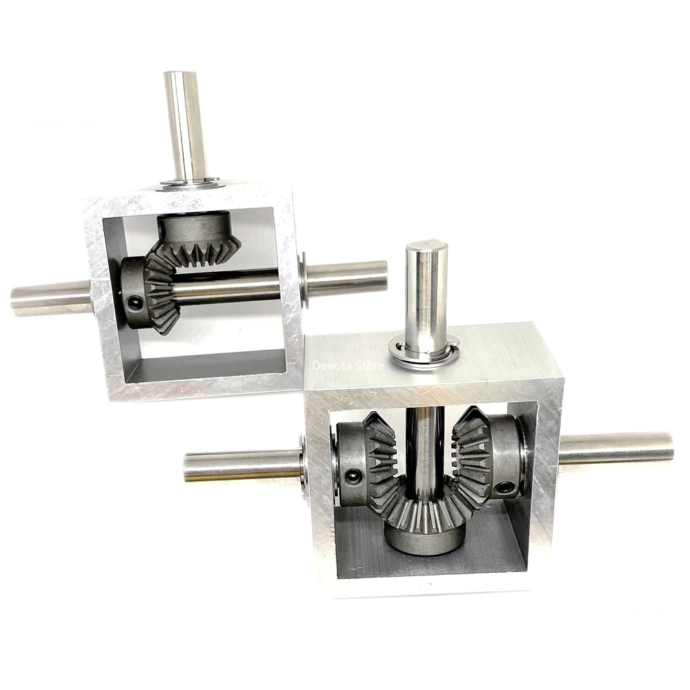 1-1-Angle-Device-90-Right-Angle-Bevel-Gear-Gearbox-10MM-Shaft-1-25M-20T ...