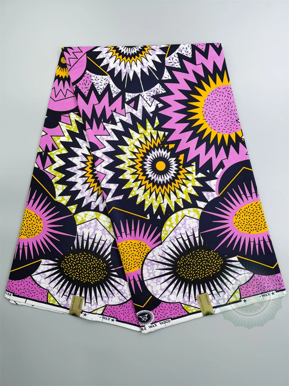 New Nigerian African Wax Fabrics Cotton Print super real wax Ankara ...