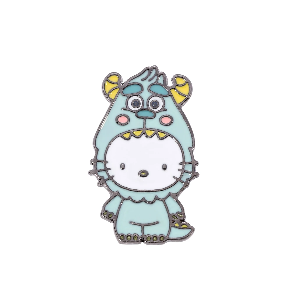 Anime-Sanrio-Hello-Kitty-Brooch-Cute-Cat-Metal-Enamel-Lapel-Pin ...