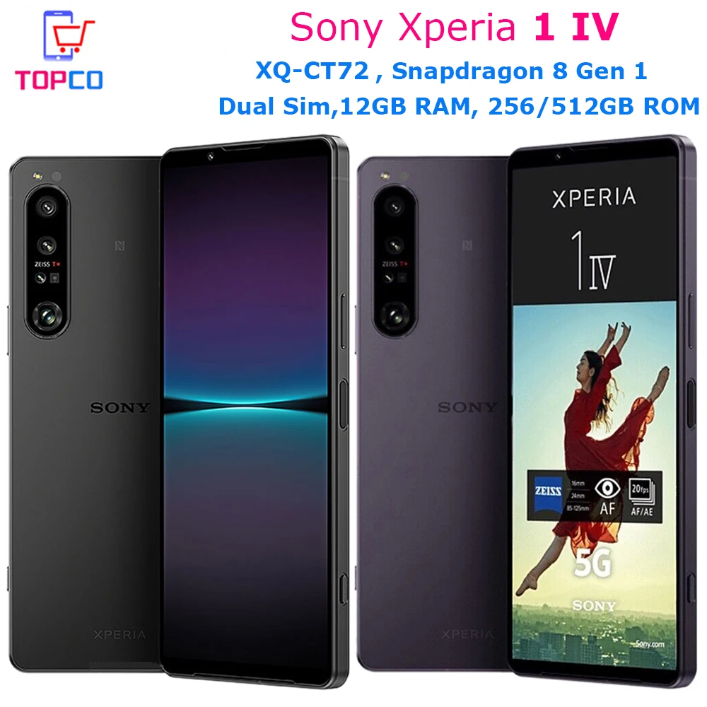 Sony-tel-fono-m-vil-Xperia-1-IV-XQ-CT72-256GB-512GB-6-5-pulgadas ...