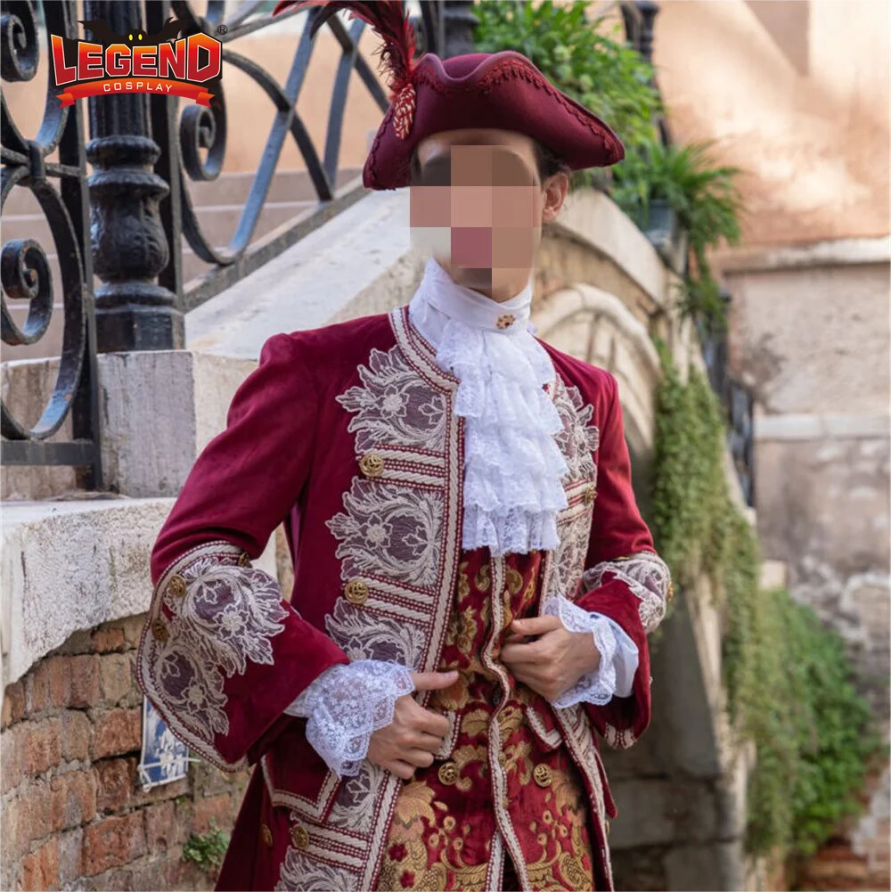 18th Century Men's Medieval Victorian Costume Rococo Baroque Court ...