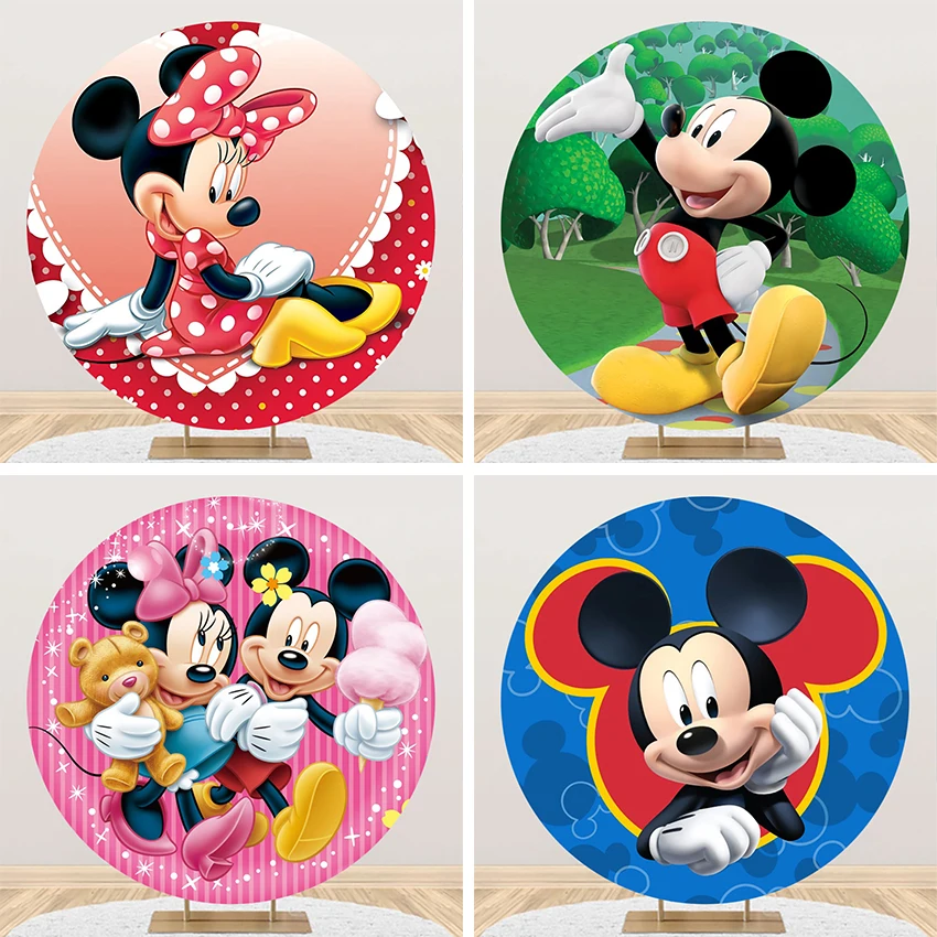 Festa-de-anivers-rio-backdrops-disney-forma-redonda-mickey-minnie ...