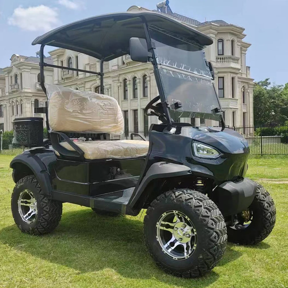 2024-New-Design-Upgraded-4-wheel-Golf-Cars-Cool-4-Seater-Electric-Golf ...