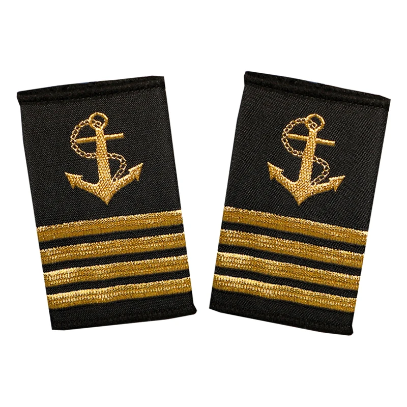 Ship Sailor Captain Uniform Embroidered Insignia Rank Epaulette ...