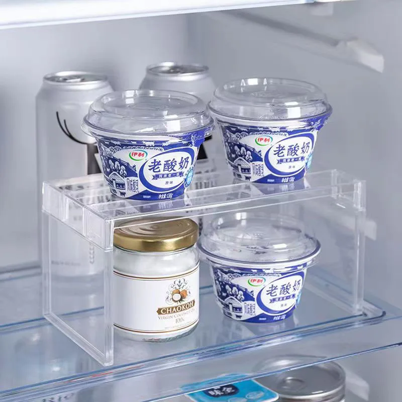Transparent-Tiered-Partition-Refrigerator-Storage-Rack-Table-Top ...