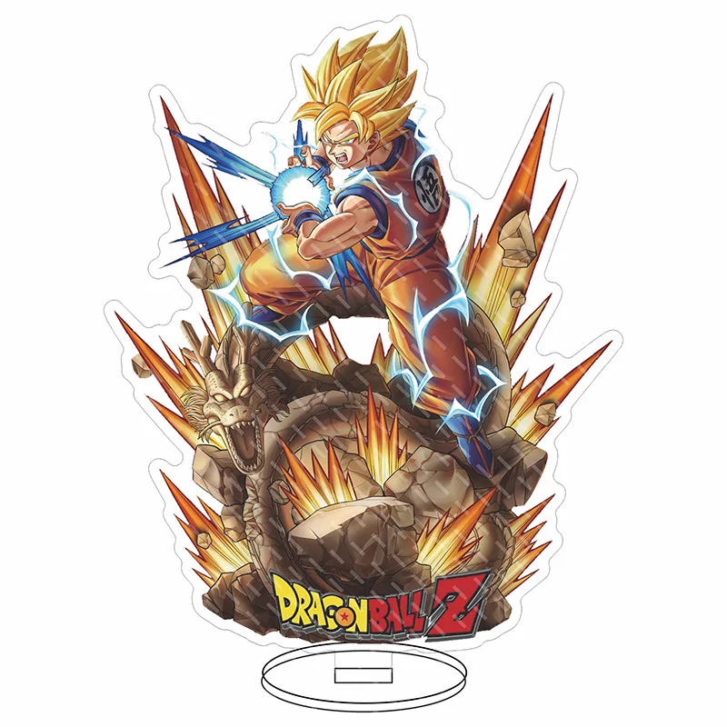 Anime Dragon Ball Z Acrylic Stand Super Saiyan Son Goku Gohan Vegeta ...