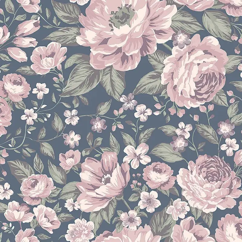 Rose Pattern Wallpaper