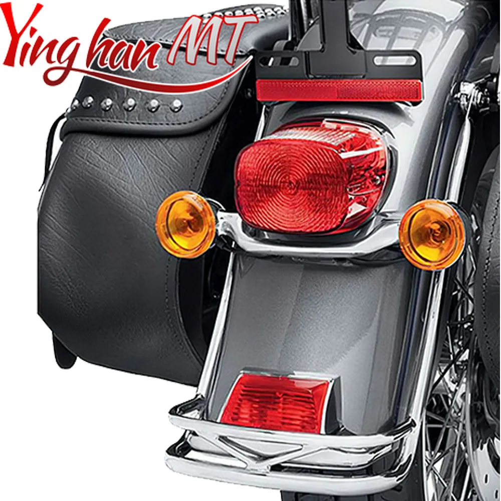 For-Harley-Heritage-Softail-Classic-2000-2017-Chrome-Rear-Fender-Rail ...