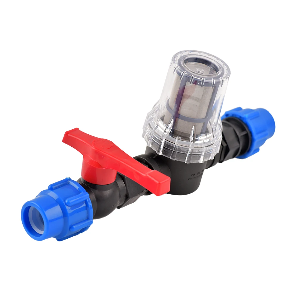 25mm 32mm Watering Tube Irrigation Filter 40/80/100/200 Mesh Filter ...