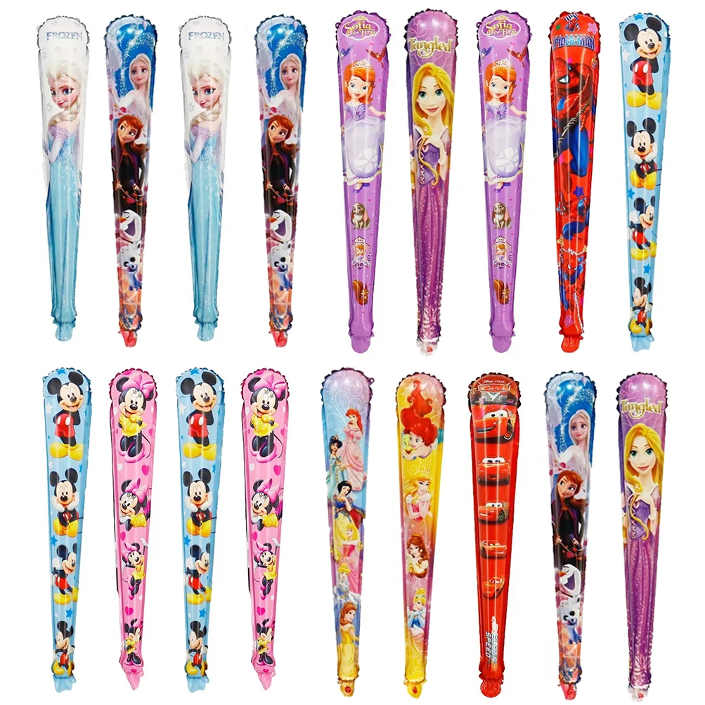 5-10pcs-Disney-Spiderman-Mickey-Mouse-Frozen-Princess-Balloons-Hand ...