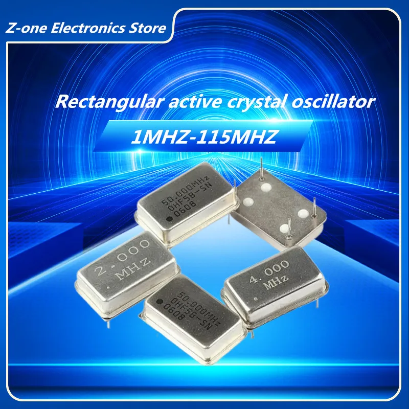 5pcs-DIP-4Pin-Rectangular-active-crystal-oscillator-1MHZ-3MHZ-5MHZ-6MHZ ...
