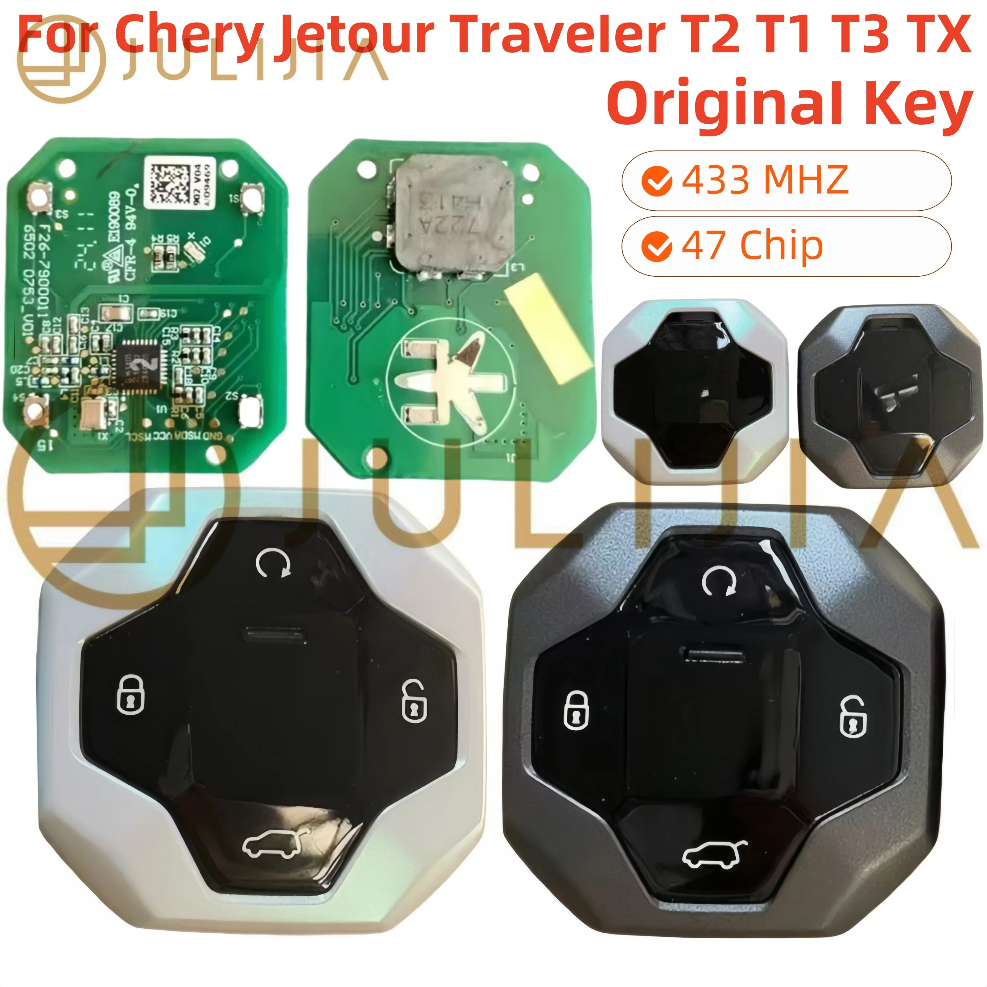 JULIJIA Original Smart Remote Control Key For Chery Jetour Traveler ...
