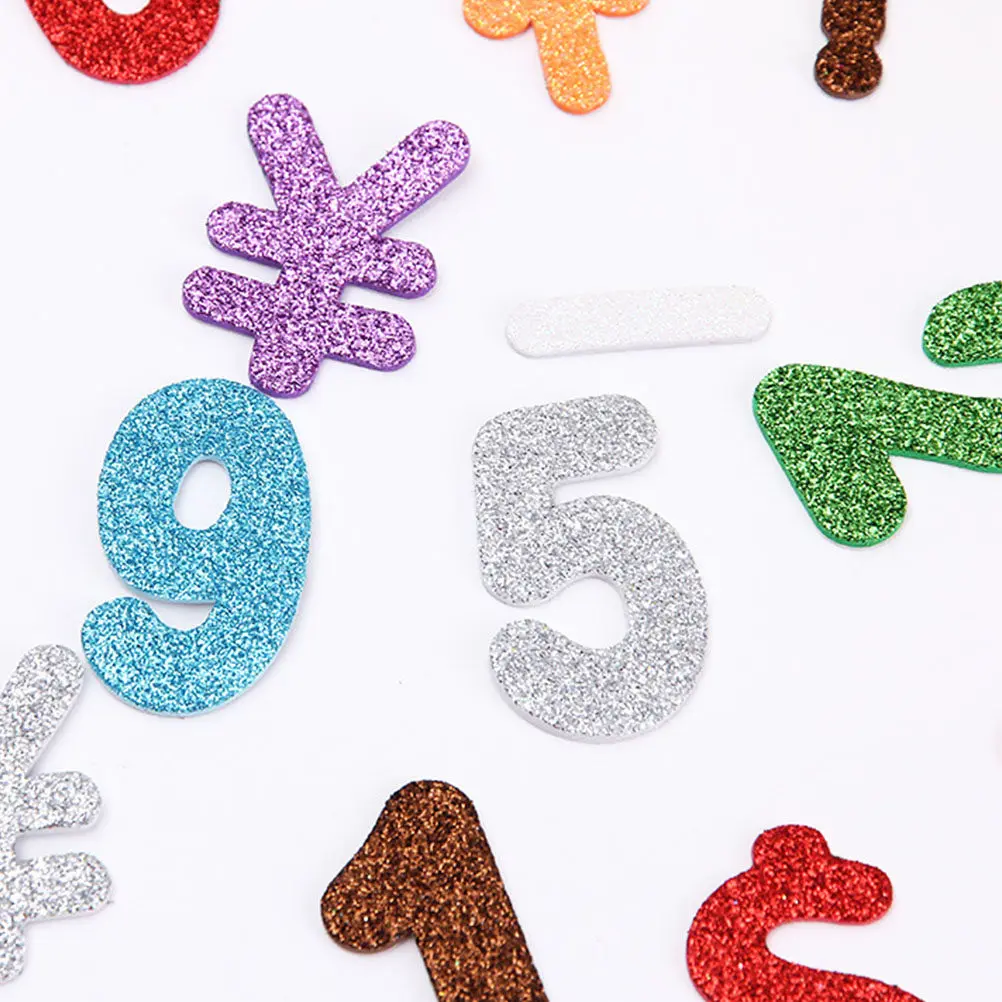 Parches Alfanuméricos Autoadhesivos, Pegatinas de Alfabeto de Espuma ...