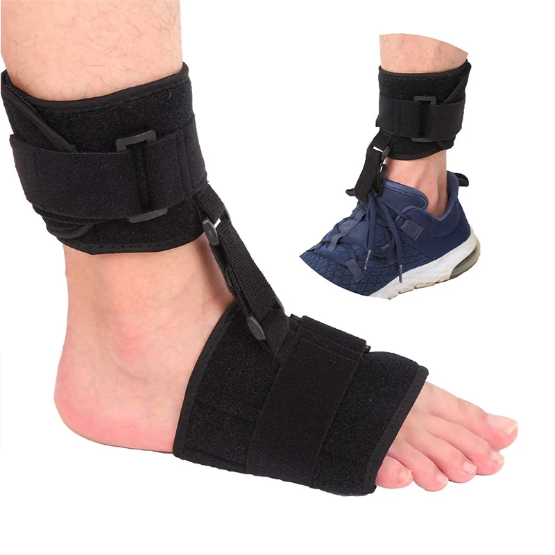 Adjustable Foot Drop Orthotic Brace Plantar Fasciitis Splint Drop Foot ...