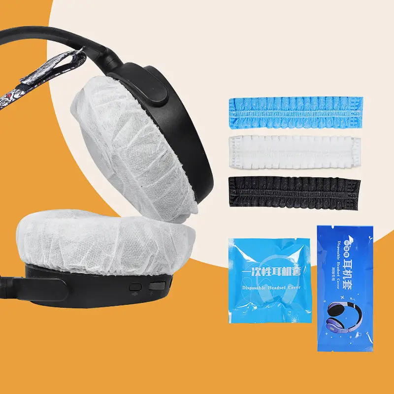 100-pcs-Disposable-Hygienic-Sanitary-Earpads-Ear-pads-Dust-Covers ...