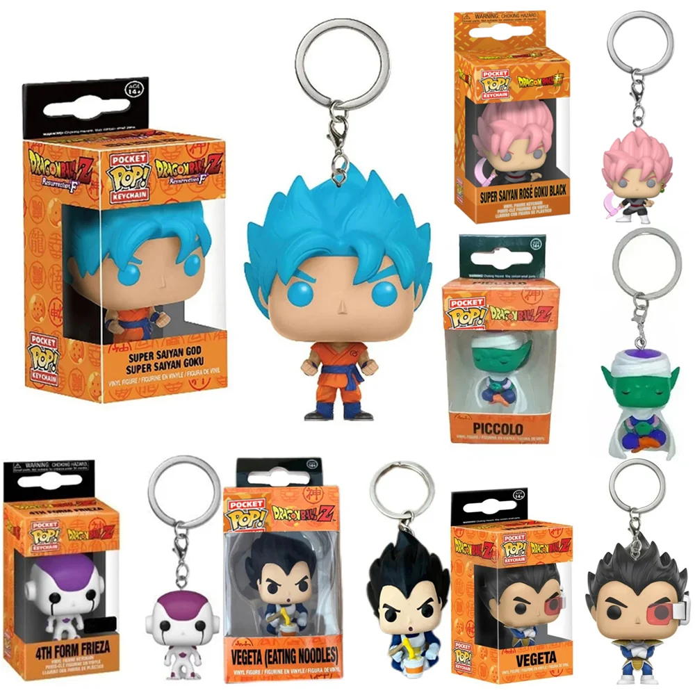Dragon-Ball-PVC-Figura-Keychain-Goku-Vegeta-Golden-Freeza-Beerus-Super ...