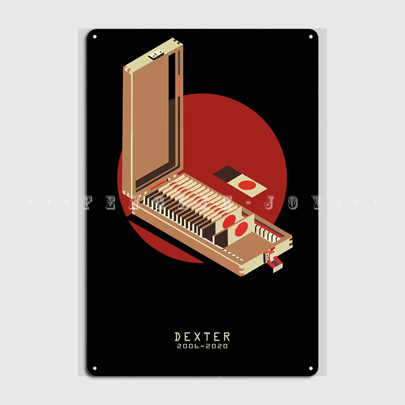 Dexter kan kutusu Metal işareti kulübü parti Bar mağara komik duvar dekor tabela posteri ...