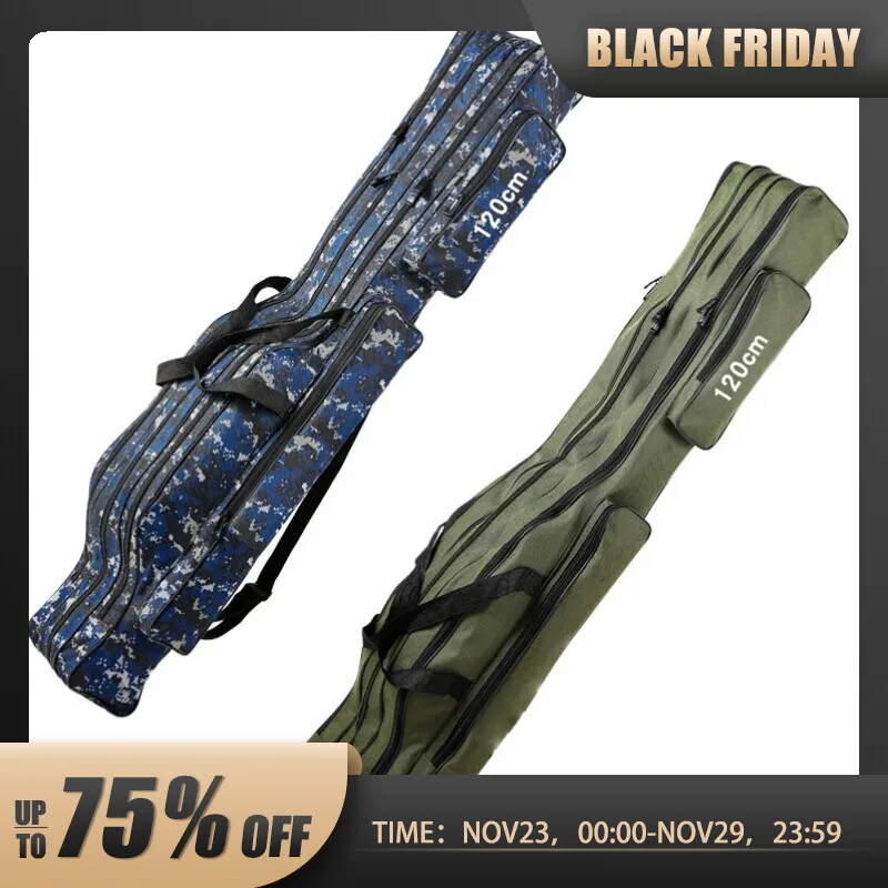 Fishing-Rod-Bag-120cm-2-3-Layer-Rod-Carrier-Pole-Storage-Bag-Porable ...