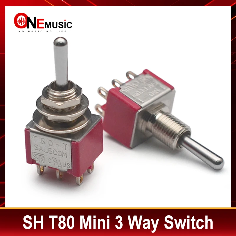 4pcs Sh/salecom 3 Way 6 Leg On/off/on Mini Switch Guitar Humbucker Coil ...